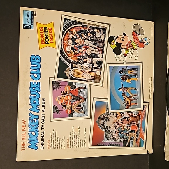 Disney | Media | Disneys Micky Mouse Club Songs Album Lp Vinyl | Poshmark